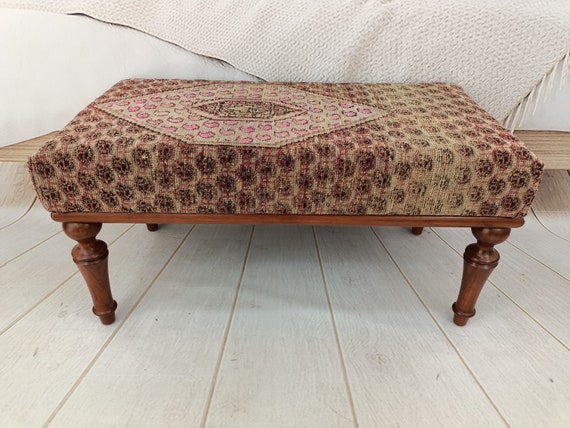 Ottoman Bench Turkish Kilim Bench Upholstered Bench Piano - Etsy