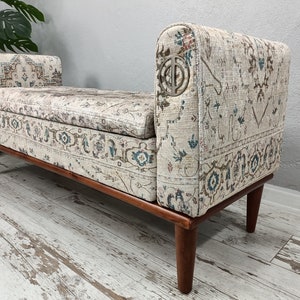 Upholstered Bench, Bohemian Bench, Armed Storage Bench, Piano Bench ...