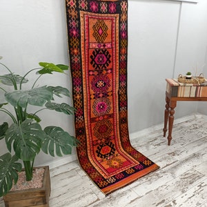 Turkish Runner Rug, Ethnic Rug, Entry Rug, Hallway Rug, Kitchen Rug ...