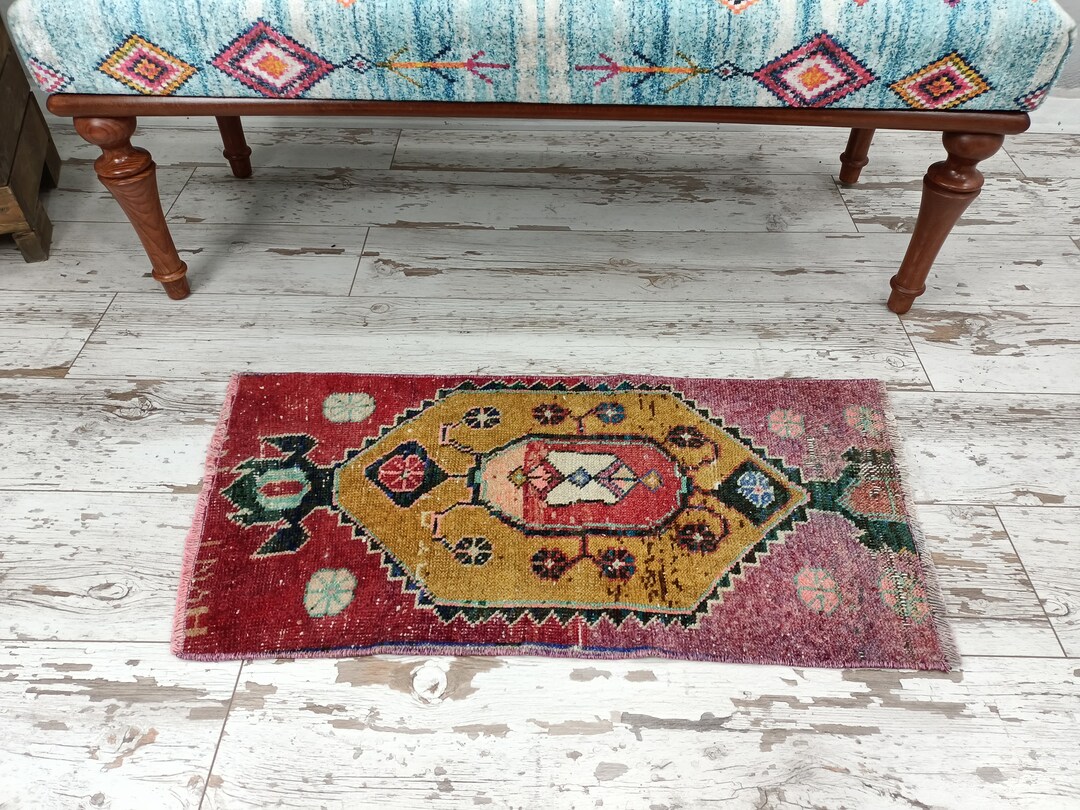 Turkish Wool Rug, Farmhouse Rug, Entry Rug, Rugs for Stair, Hand ...