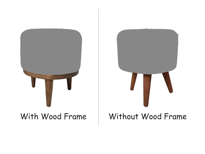 Dressing Table Stool, Hidden Storage, Pouf Stool, Ottoman Chair ...