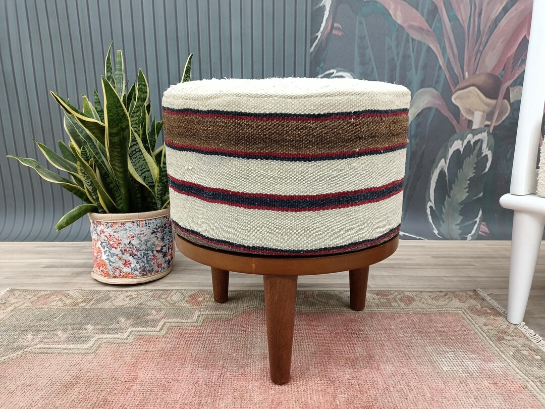 Bean Bag Ottoman, Kilim Covered Bench, Saddle Bench, Circle Bench ...