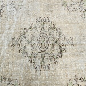 Large Vintage Rug, Botanic Rug, Bedroom Aesthetic, Low Pile Rug, Carpet ...