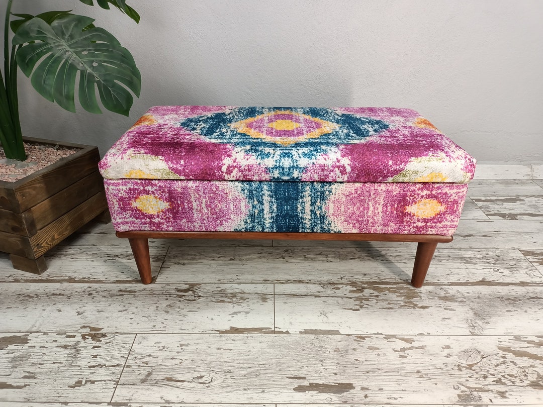 Bedroom Organizer, Storage Bench, Bohemian Bench, Storage Unit ...