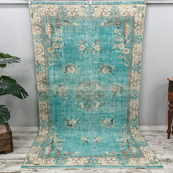 Turquoise Rug - Etsy