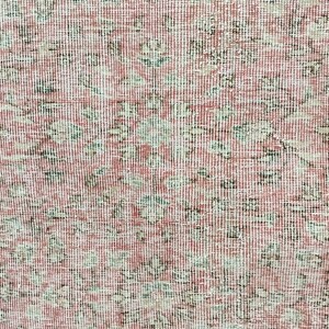 Muted Pink Rug, Faded Rug, Antique Rug, Turkish Rug, Distressed Rug ...