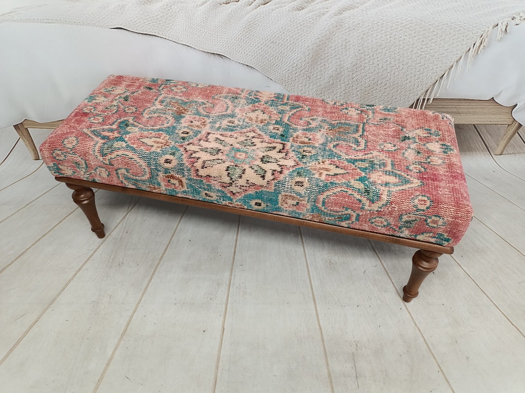 Bohemian Bench, Ottoman Bench, Piano Bench, Bench With Cushion, Porch ...