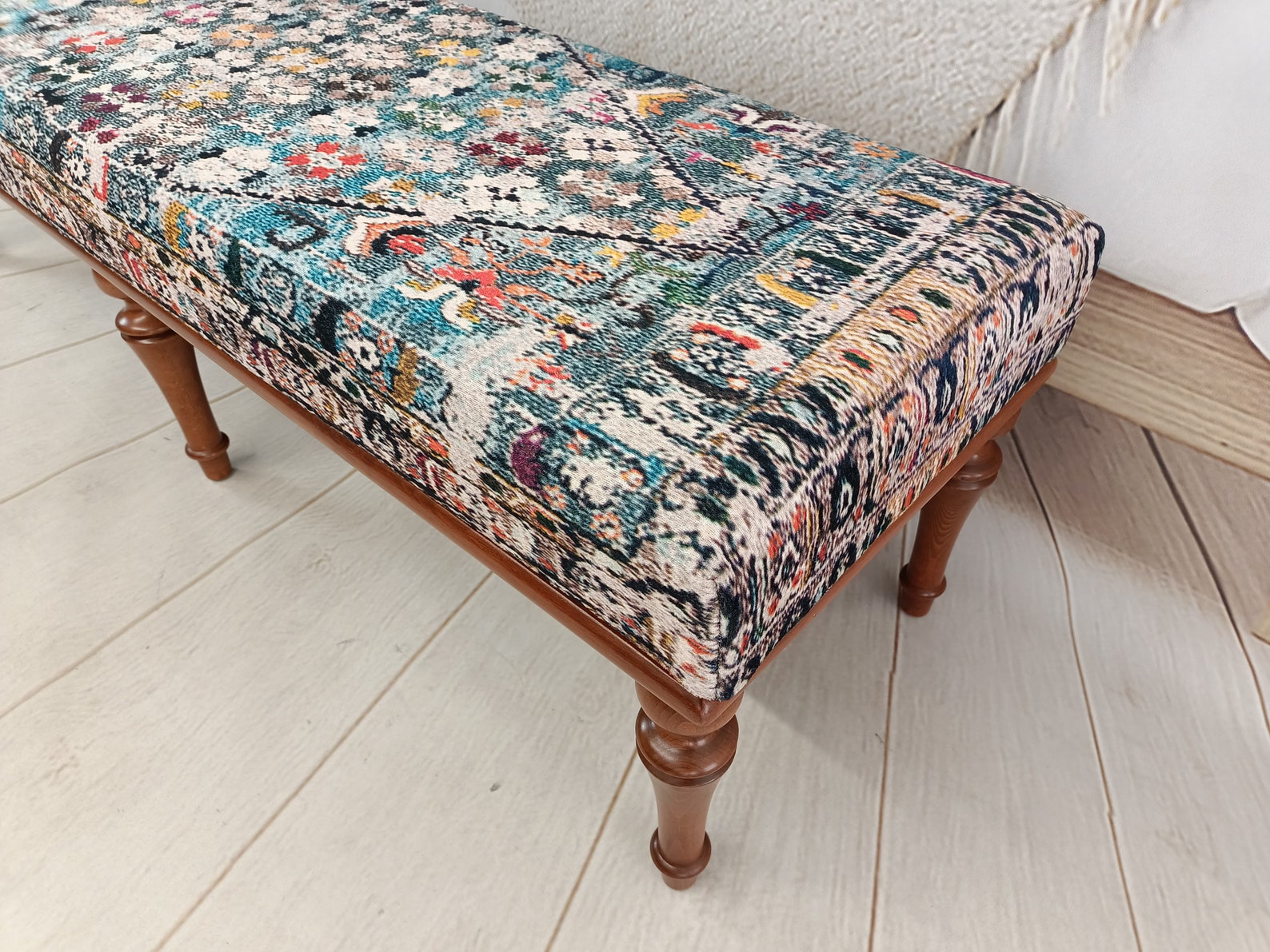 Dining Table Bench, Bedroom Bench, Bohemian Bench, Long Seat, Sofa ...