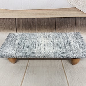 Step Stool With Cushion, Upholstered Footstool, Short Stool, Ottoman ...