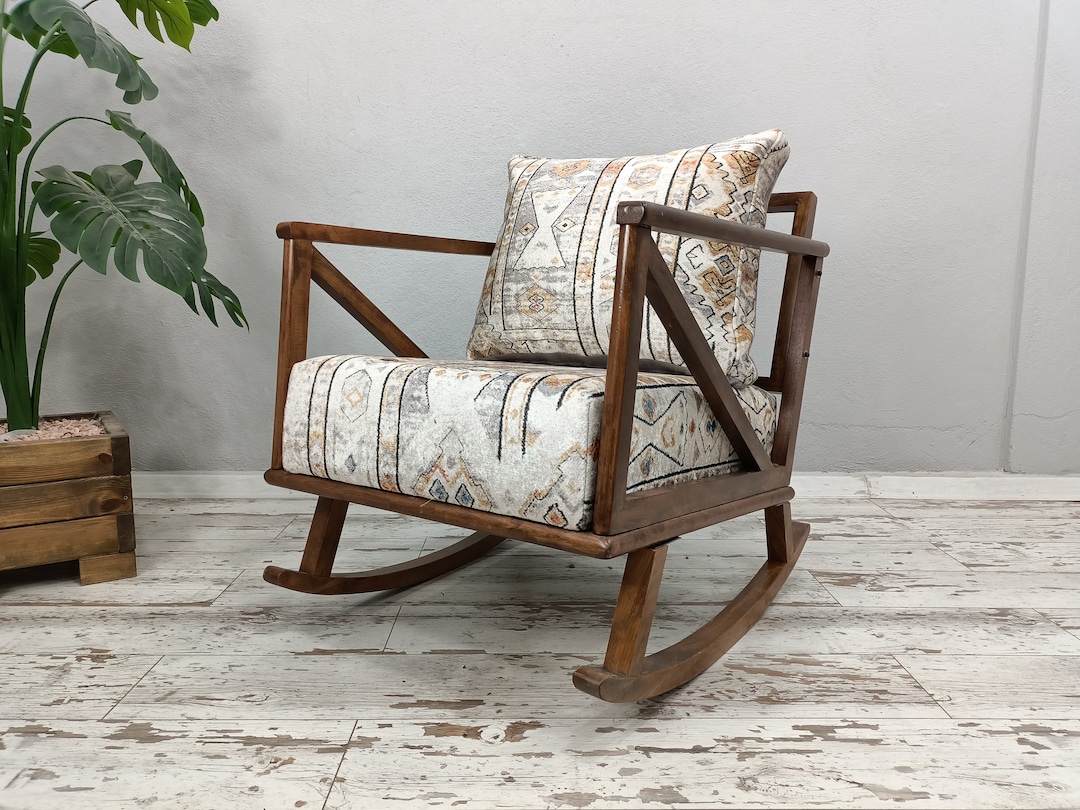Nursery Rocking Chair, Reading Armchair, Library Decor, Hotel Furniture ...