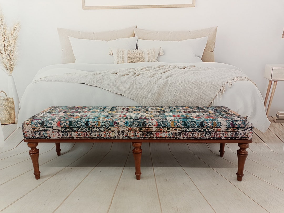 Dining Table Bench, Bedroom Bench, Bohemian Bench, Long Seat, Sofa ...