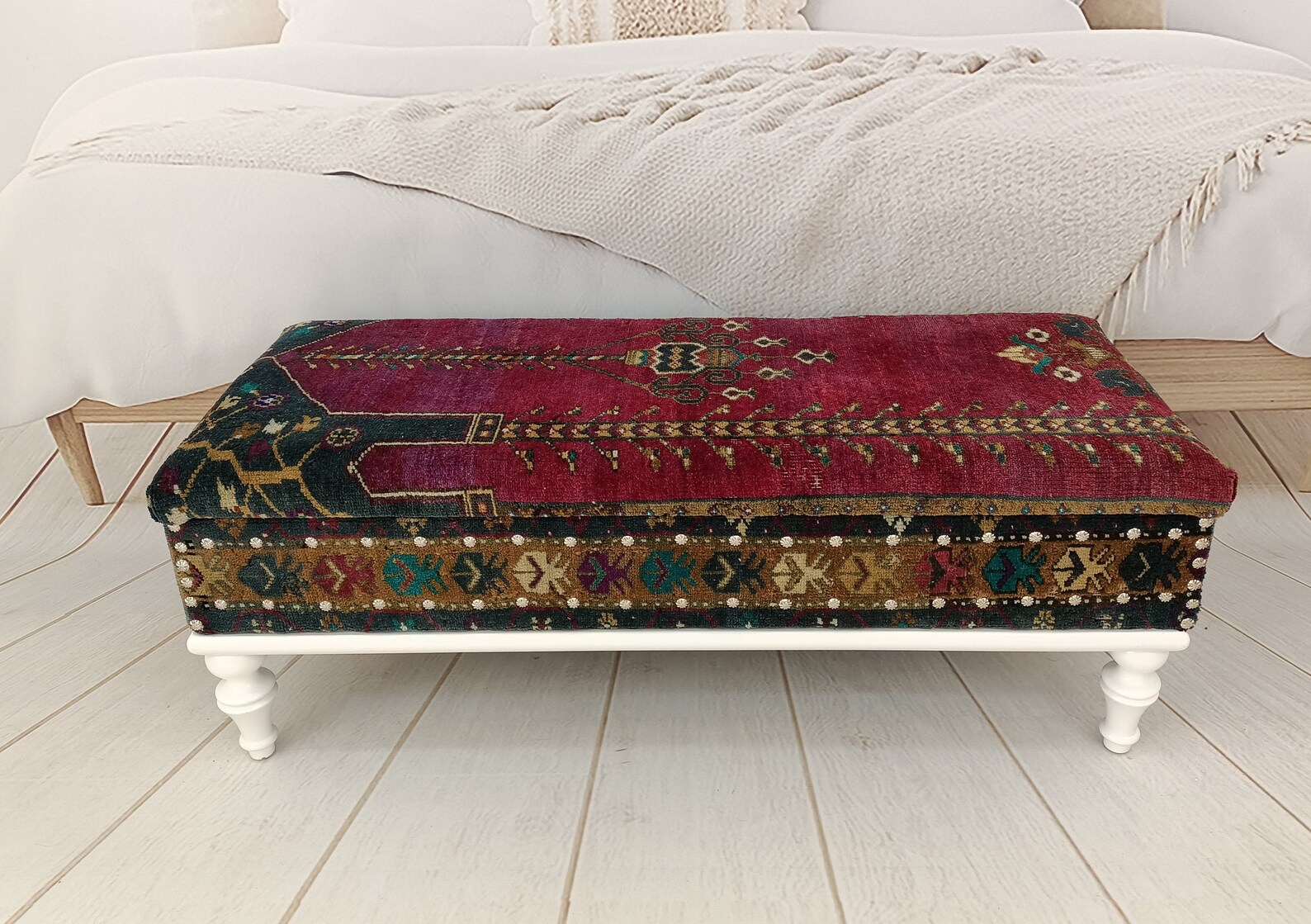 Storage Bench Upholstered Bench Storage Coffee Table End - Etsy