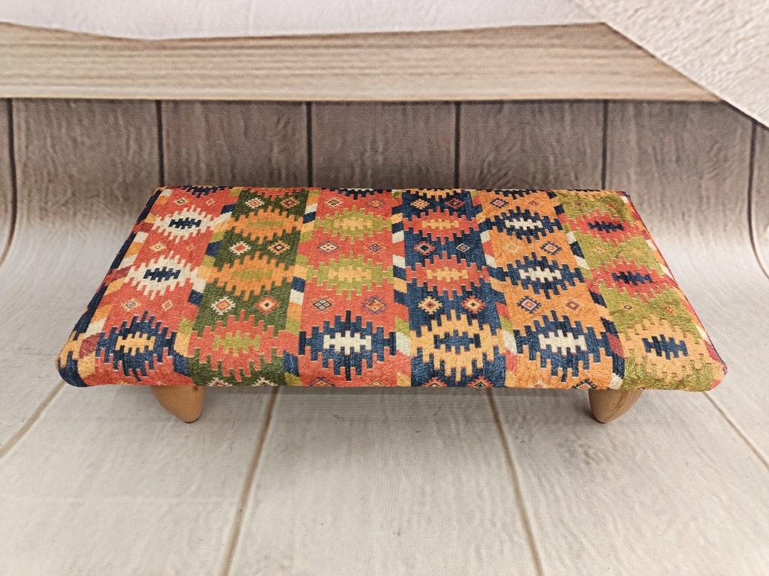 Sofa Footrest, Ottoman for Chairs, Retro Bench, Ethnic Stool, Step ...