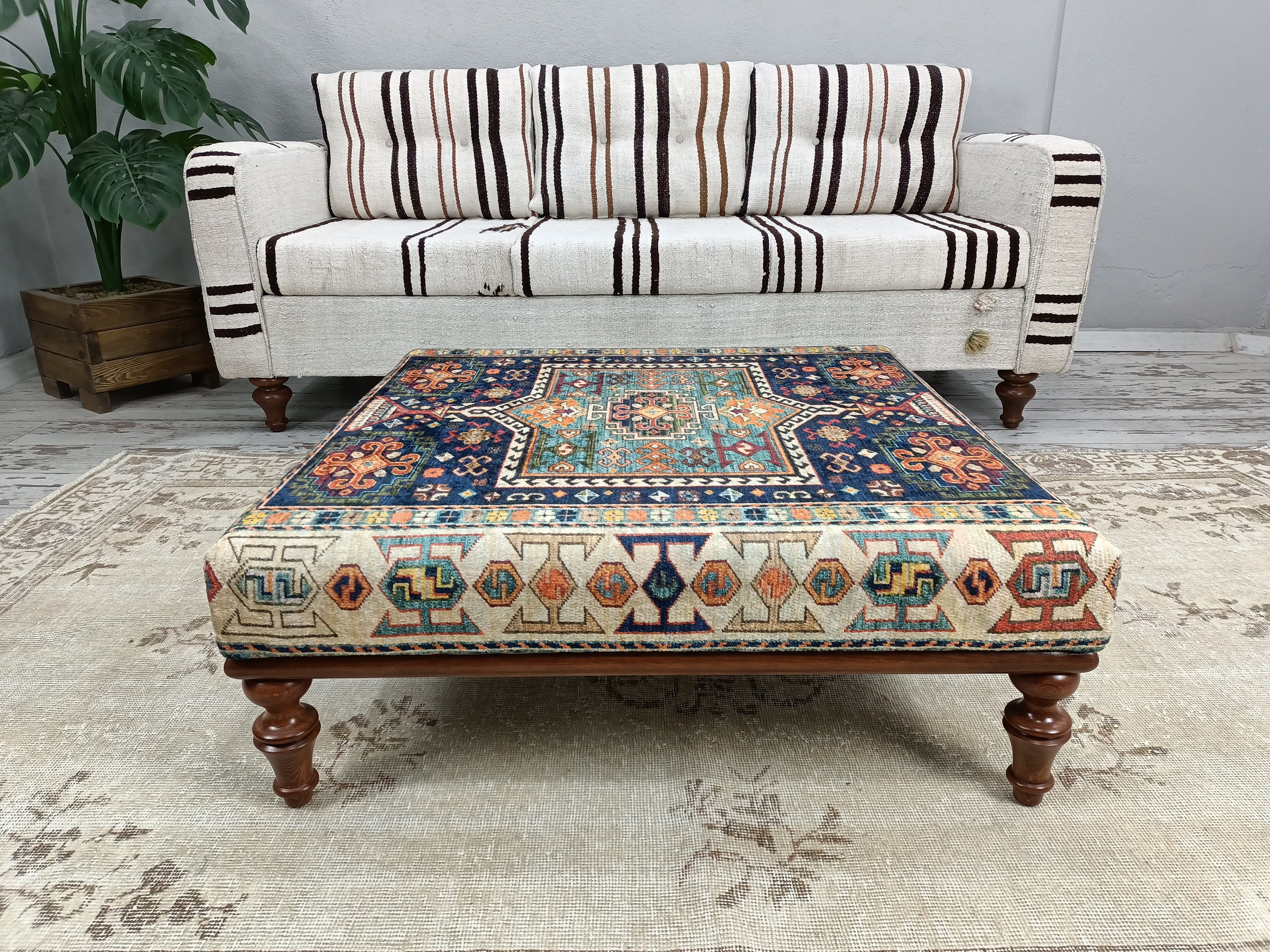 Handmade Furniture Coffee Table Floor Table Low Table Upholstered Bench Tea Table Footstool Ottoman End Table Mid Table 160 Etsy