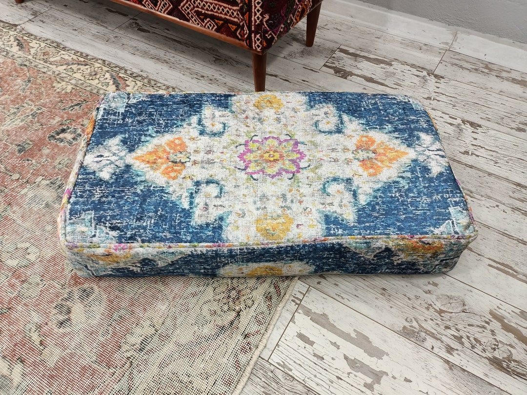 Floor Sofa Cover, Ottoman Cushion, Swing Cushion, Floor Pouf Cover ...