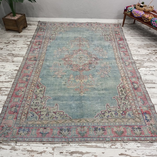 Blue Vintage Rug - Etsy