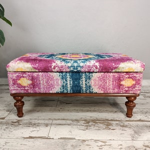 Bedroom Organizer Storage Bench Bohemian Bench Storage - Etsy