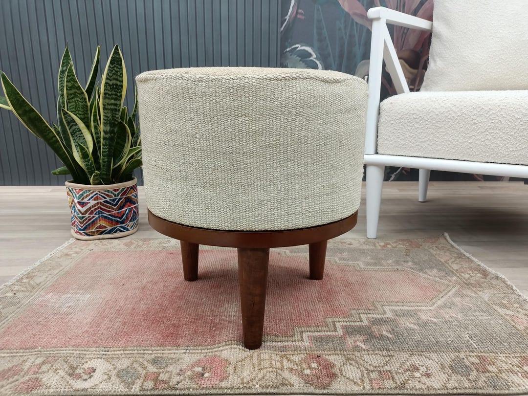 Vanity Table Bench, Purse Bench, Bean Bag Bench, Kilim Ottoman Stool ...