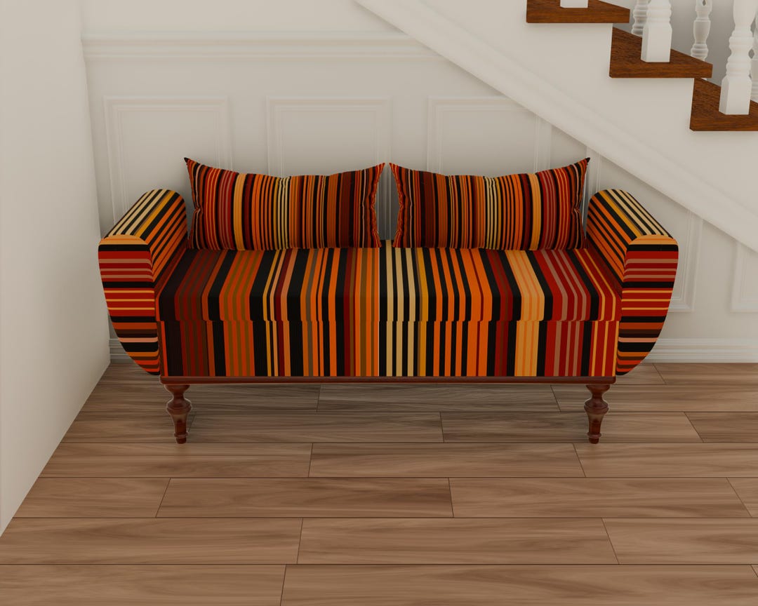Bench With Arms, Under Window Bench, Loveseat Bench, Sofa Without Back ...