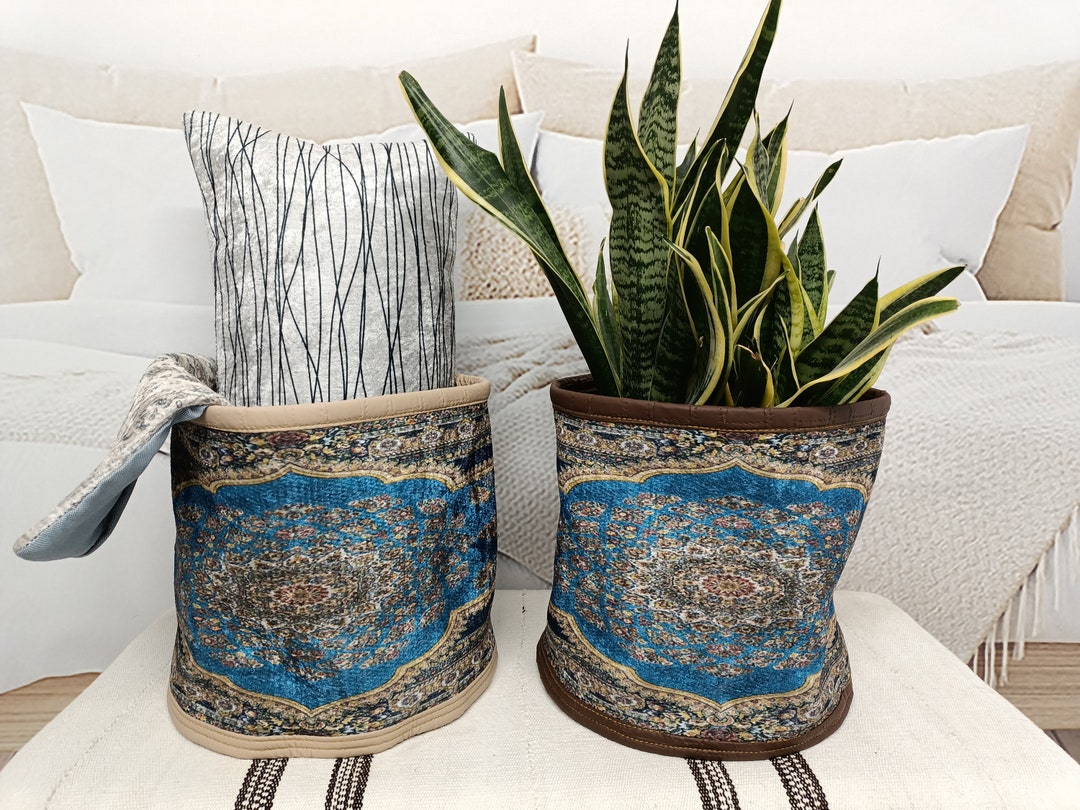 Plant Pot Holder, Basket Planter, Hanging Planter, Planters Cover ...