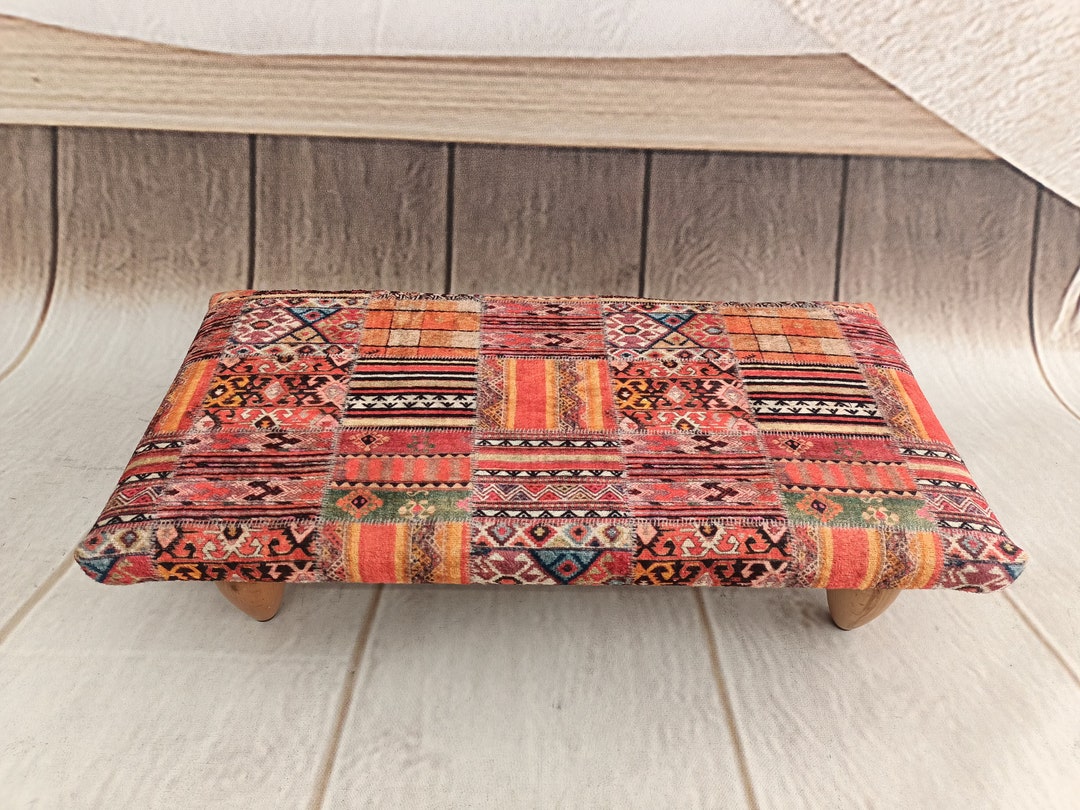 Versatile Stool, Bed Tray With Legs, Ottoman for Bed, Step Stool, Boho ...