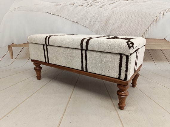 Kilim storage bench store