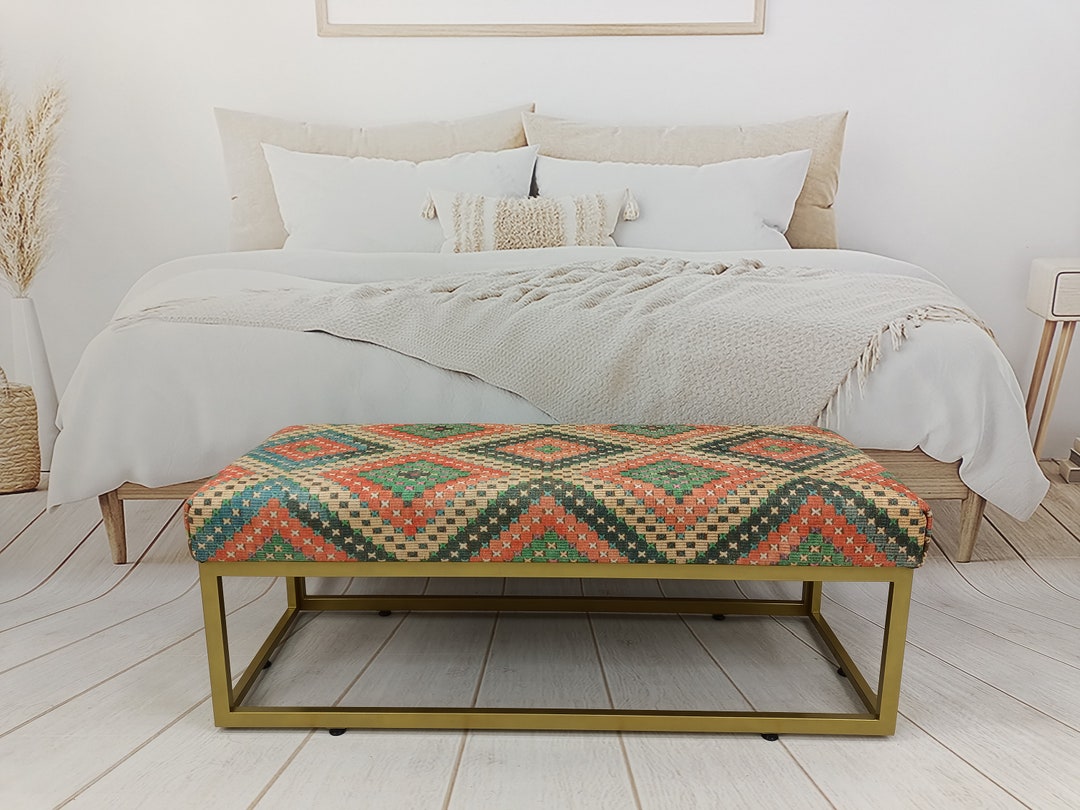 Entryway Bench, Bench for Bedroom, Footstool Bench, Living Room Bench ...