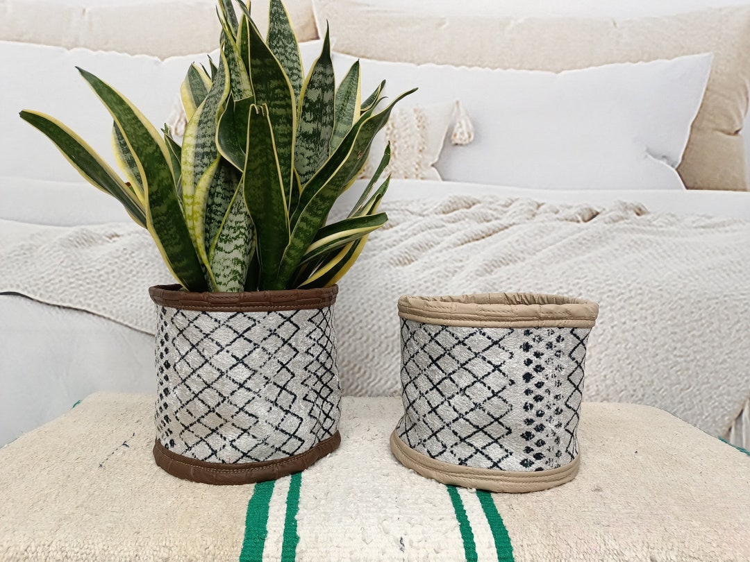 Planters Cover, Flower Vase, Planter Bag, Handmade Basket, Crafts ...