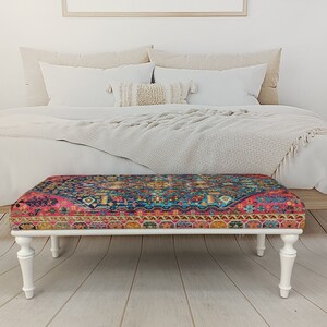Rug Bench, Upholstered Bench, Sitting Bench, Piano Chair, Ottoman ...