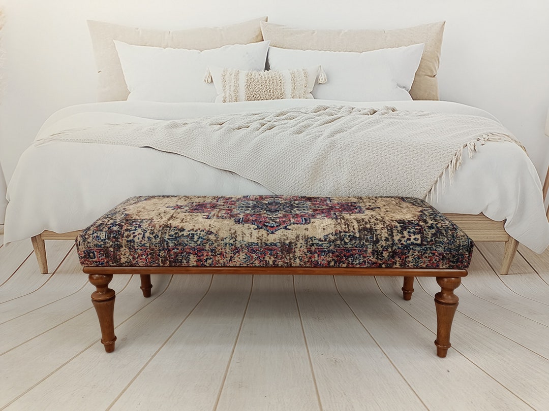 Upholstered Bench, Bedroom Bench, Handmade Furniture, Turkish Bench ...