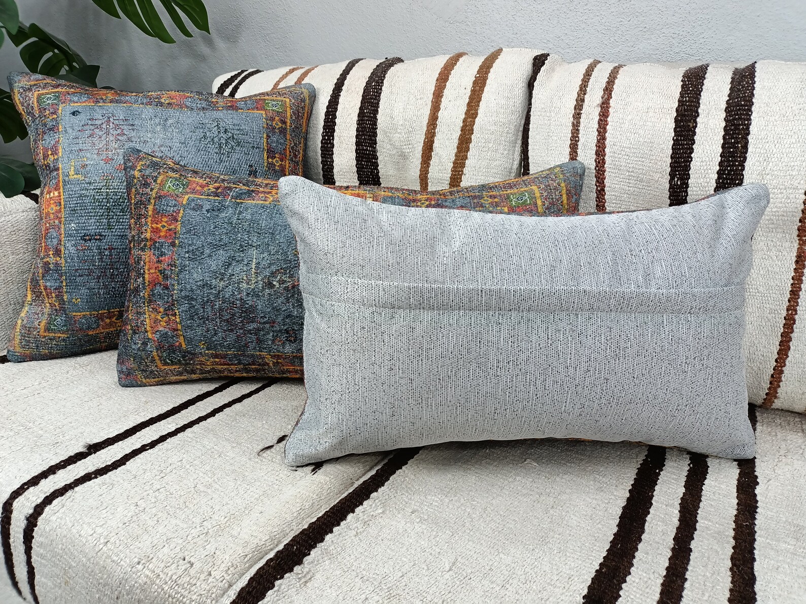 Turkish Rug Pillow, Handmade Pillow, Kilim Pillow Cover, Cushion Cover ...