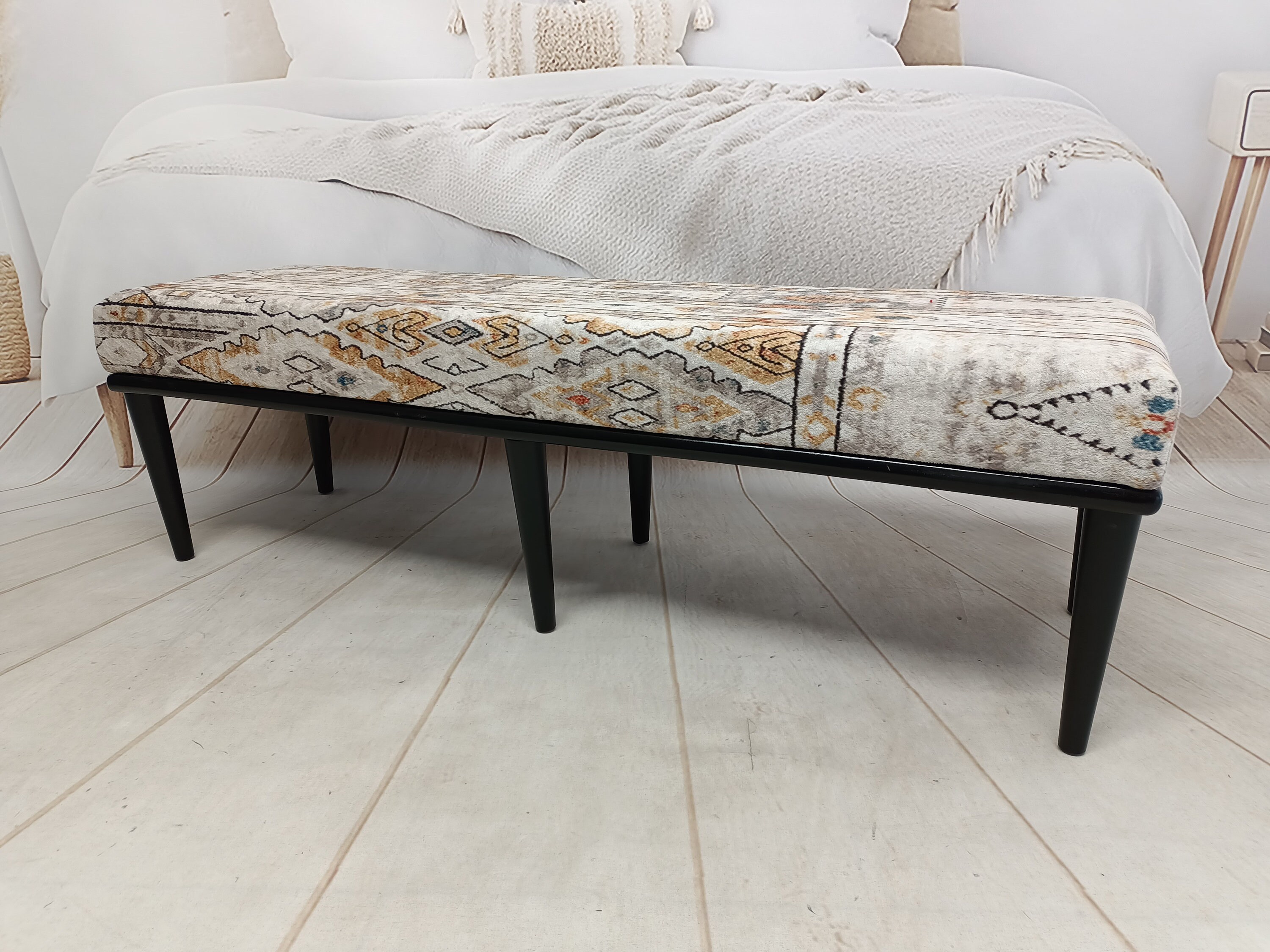 Dining Table Bench, Handmade Furniture, Hallway Bench, Long Seat ...