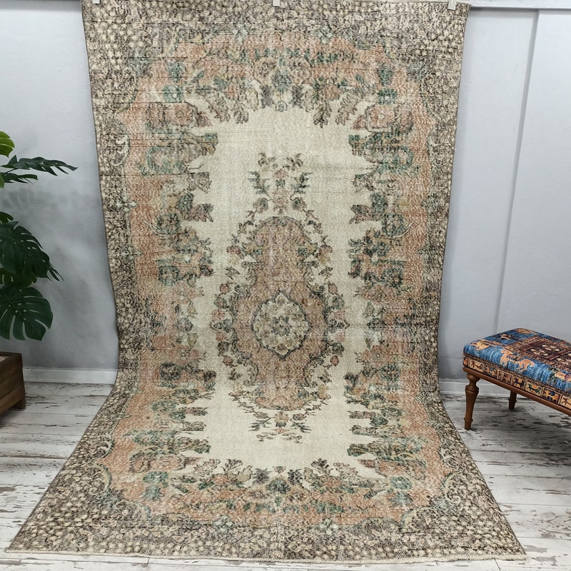 Jute Floral Rug - Etsy