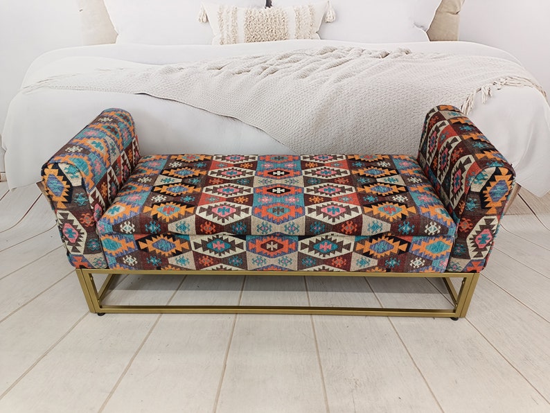 Handmade Daybed, Armed Storage Bench, Lounge Sofa, Aztec Bench, Window ...