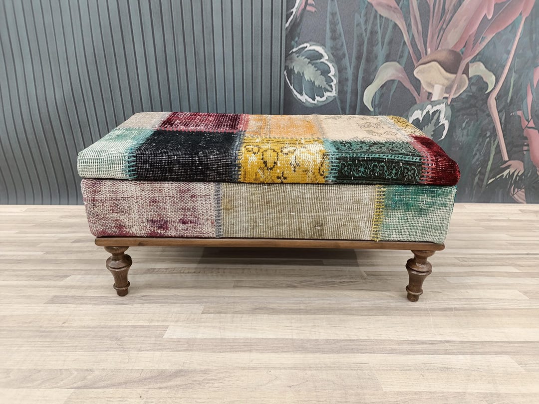 Coffee Table Bench, Hidden Storage, Purse Bench, Button Bench ...