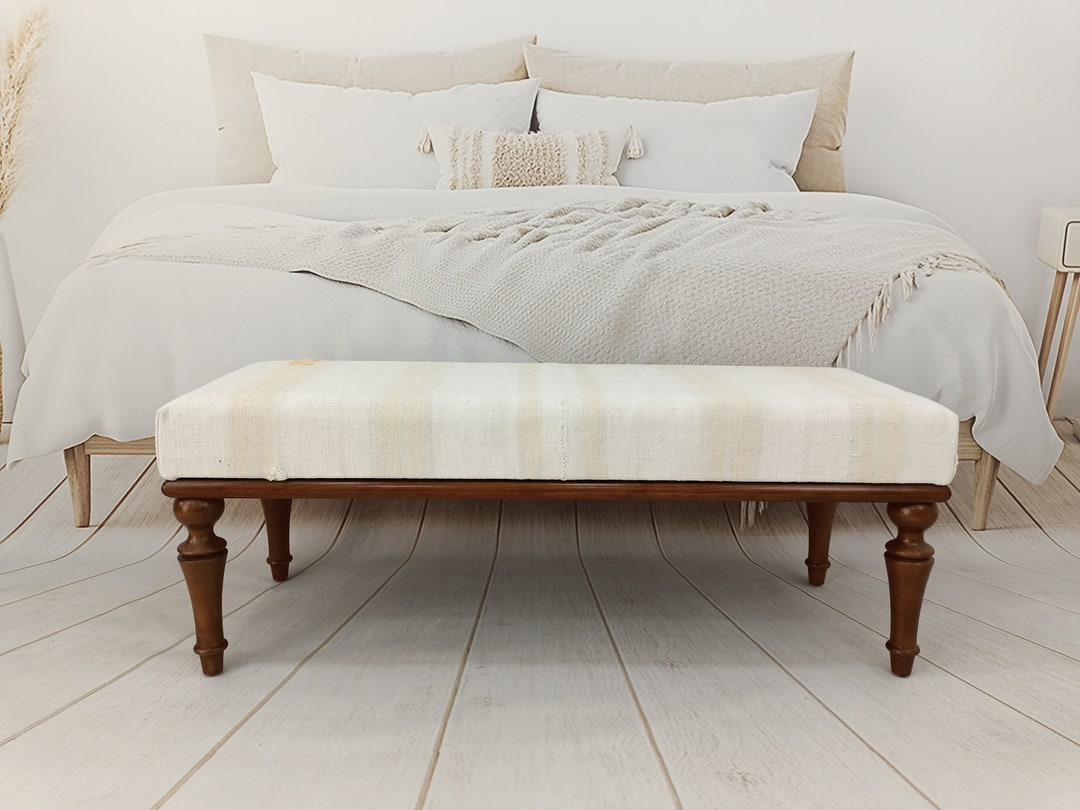 Ottoman Bench, Entryway Bench, Coffee Table Ottoman, Window Seat, Kilim ...