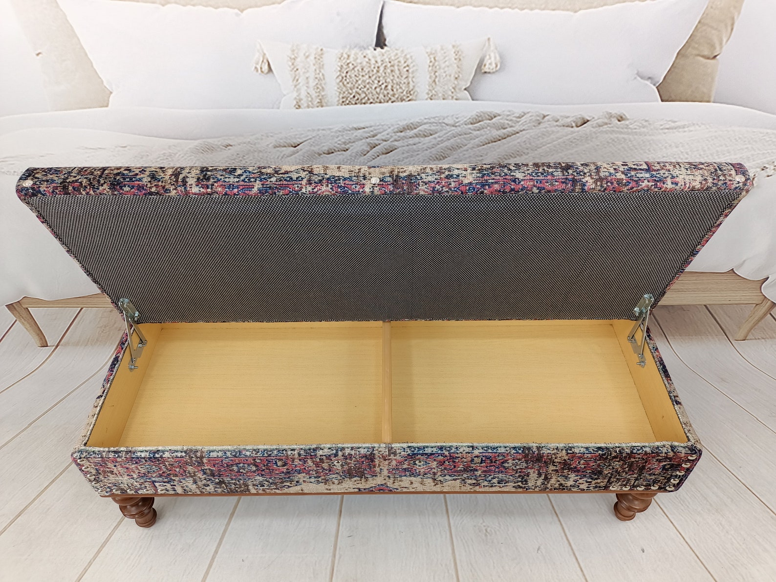 Hallway Bench, Storage Bench, Upholstered Ottoman, Trunk Coffee Table ...