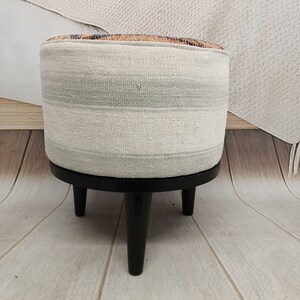 Kilim Footstool, Deck Stool, Accent Stool, Pantry Stool, Ottoman Bench ...