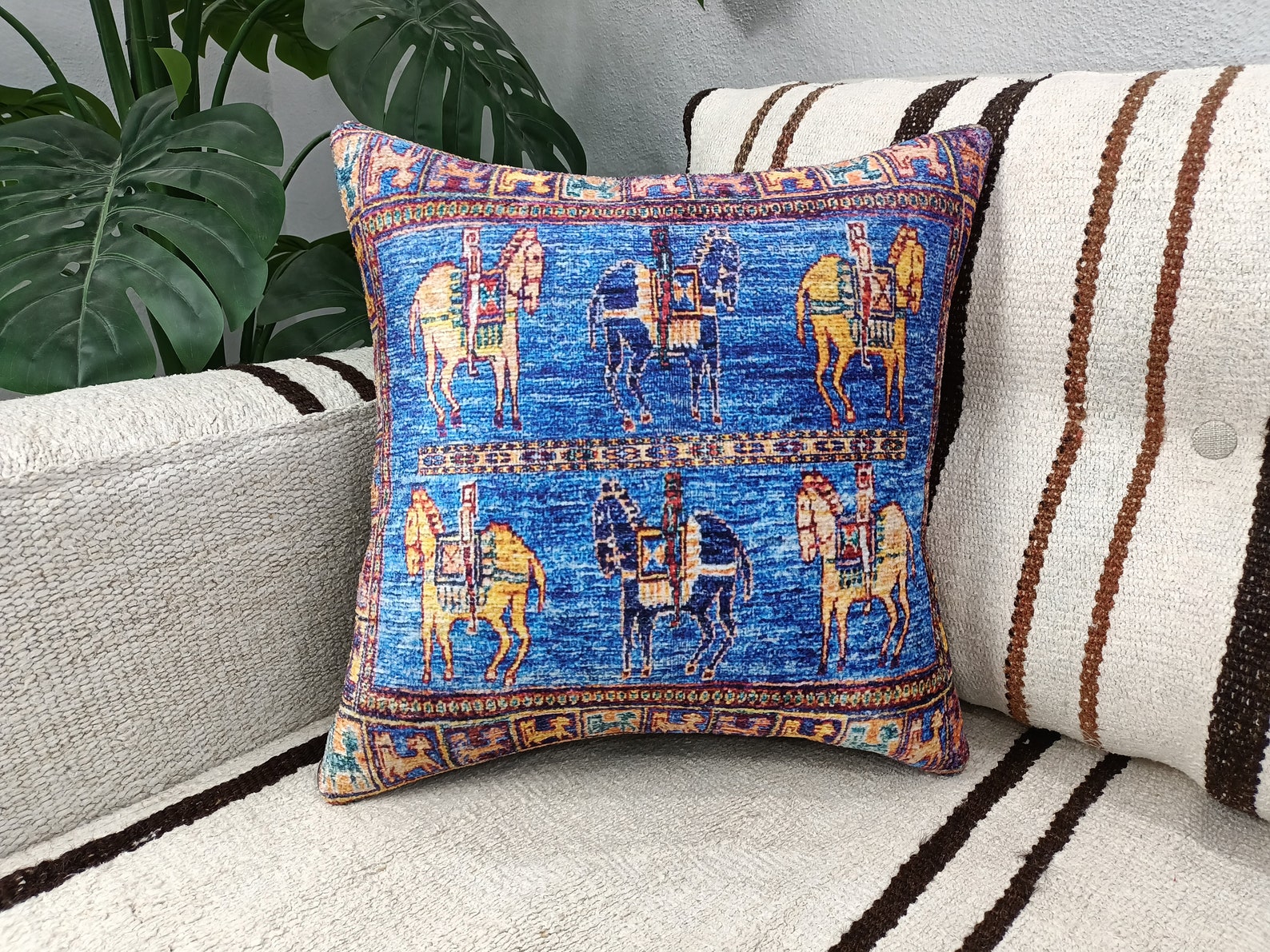 Decorative Pillow Turkish Rug Pillow Sofa Pillow Kilim - Etsy