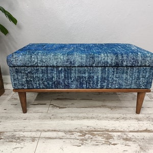 Storage Footstool Ottoman Bench Hallway Bench Storage - Etsy