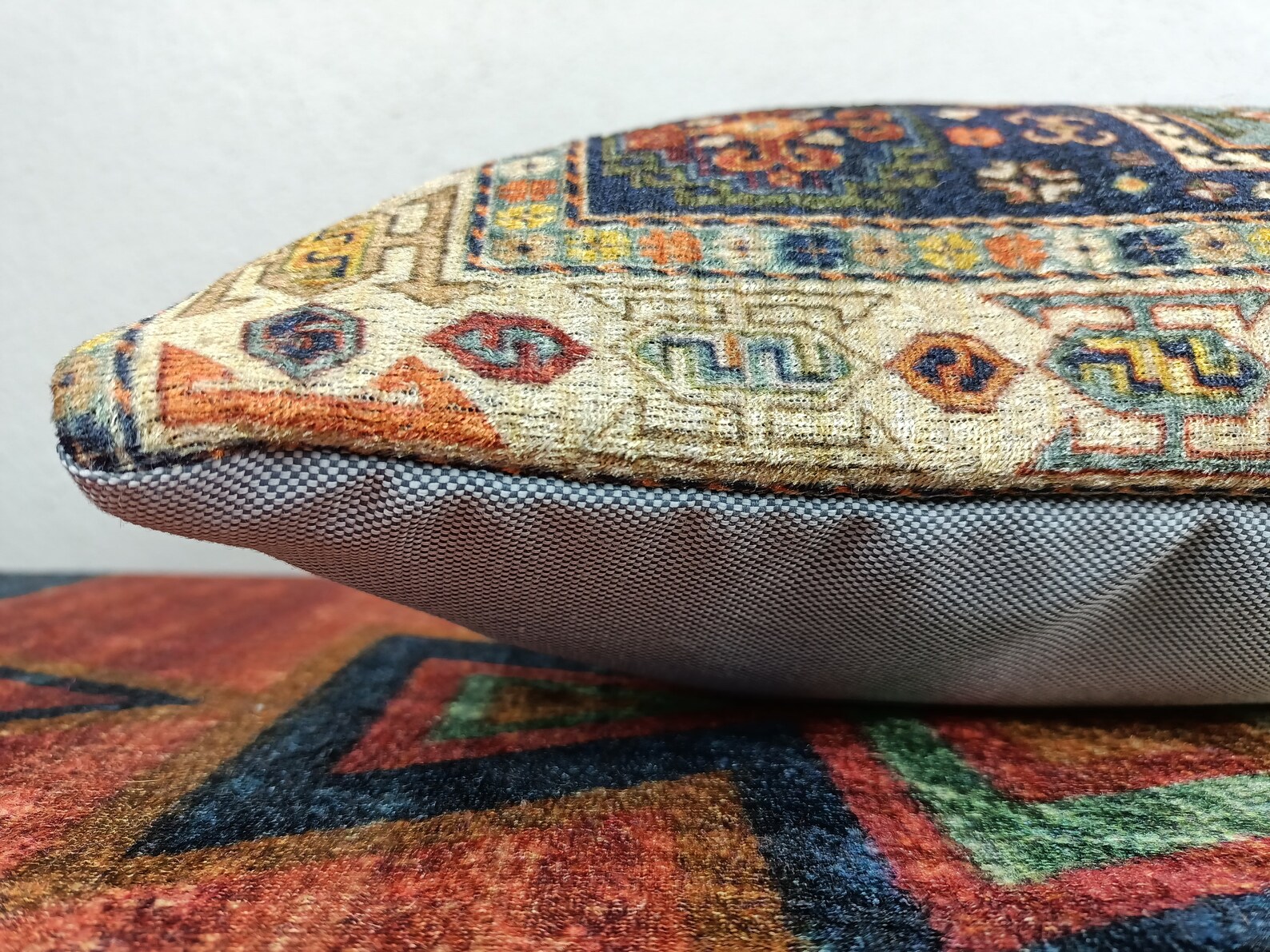 Boho Pillow Bench Cushion Mini Pillow Cover Rug Cushion - Etsy