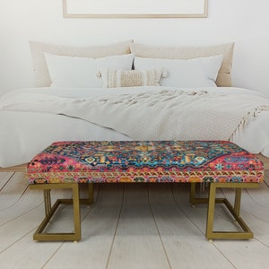Rug Bench Upholstered Bench Sitting Bench Piano Chair - Etsy