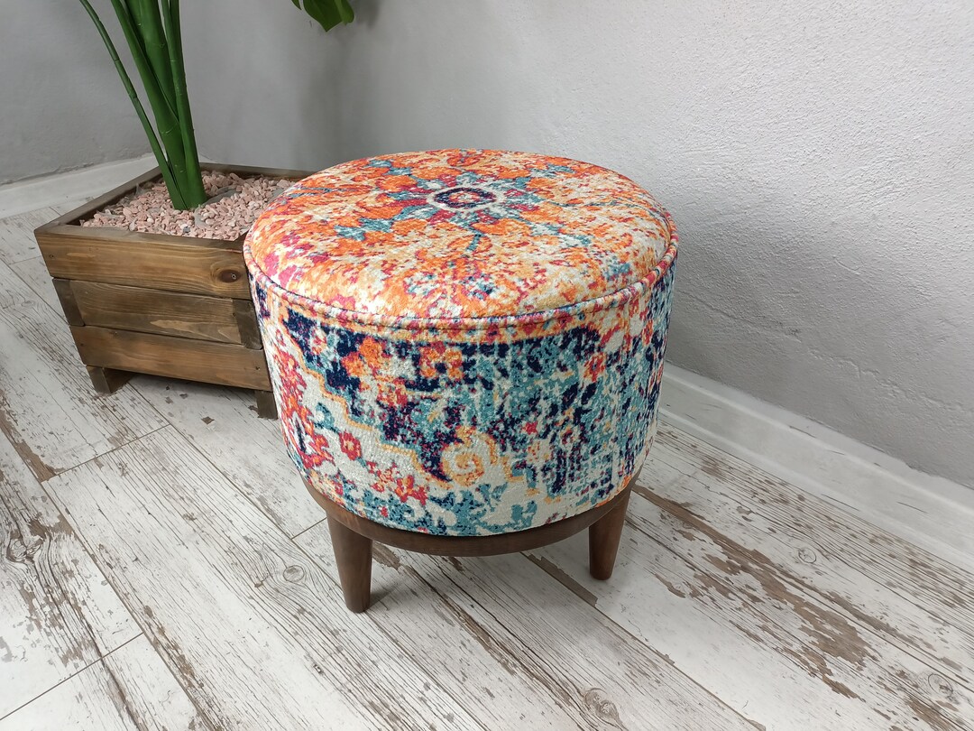 Foot Rest Stool Pouf Chair Ottoman Bench Lobby Stool - Etsy