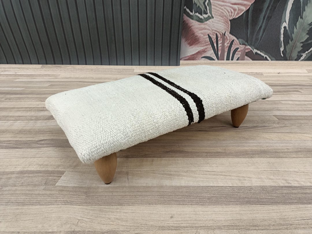 Kilim Step Stool, Stool for Rocking, Cozy Stool, Hemp Stool, Pouf Stool ...