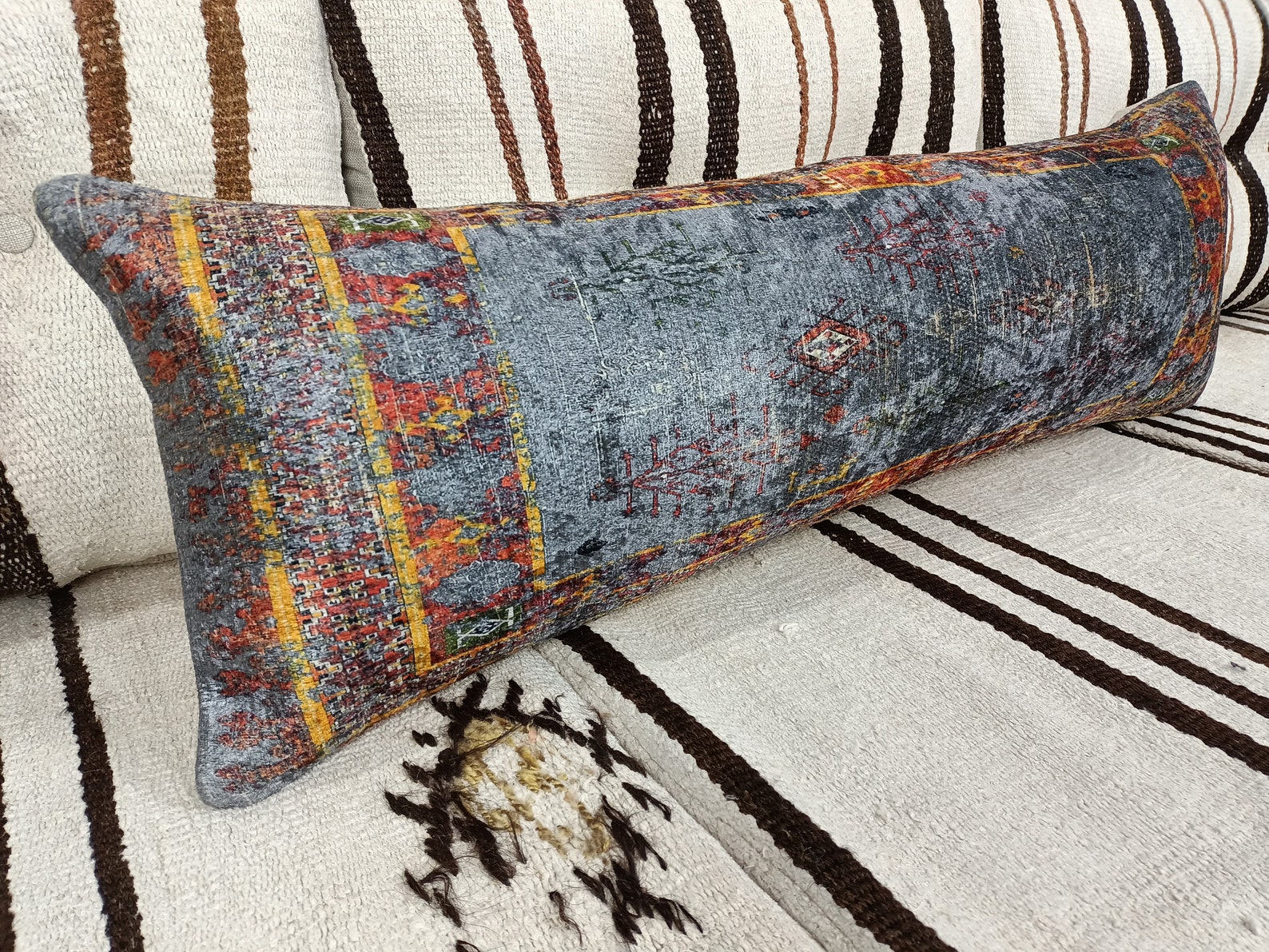 Turkish Rug Pillow, Handmade Pillow, Kilim Pillow Cover, Cushion Cover ...