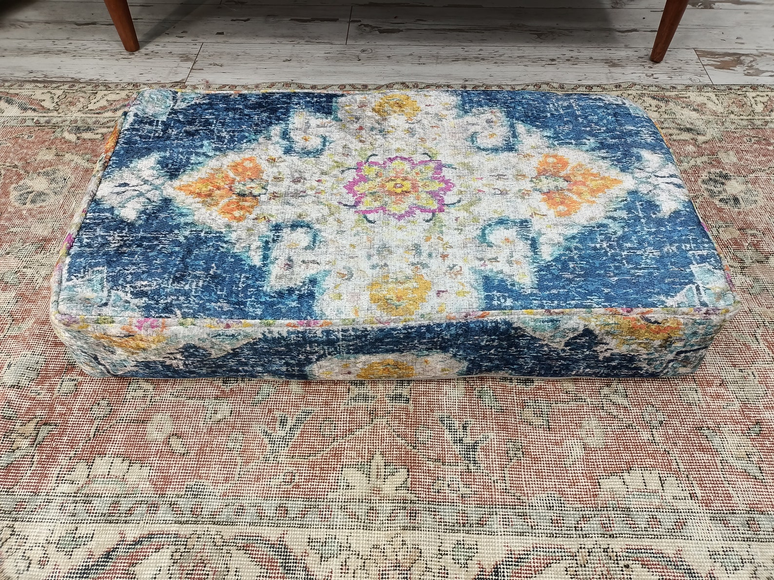 Floor Sofa Cover, Ottoman Cushion, Swing Cushion, Floor Pouf Cover ...