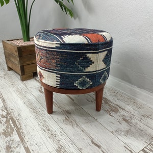 Pouf Chair, Accent Chair, Entry Chair, Upholstered Footstool, Coffee ...