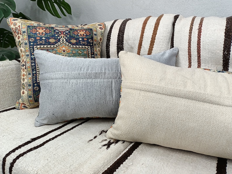 Boho Pillow Bench Cushion Mini Pillow Cover Rug Cushion - Etsy