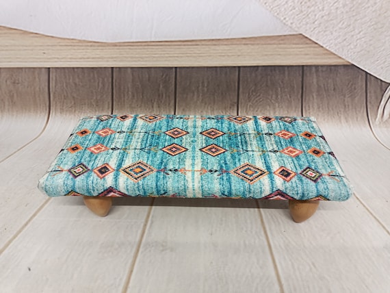 Ottoman Stool Low Stool Desk Footrest Upholstered Bench Handmade Footstool Shower Stool Office Gifts Stylish Stool Single Stool 56 Etsy