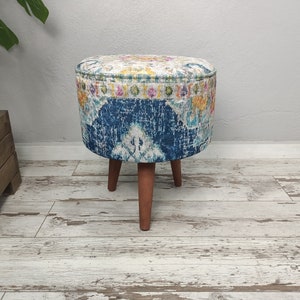 Lobby Chair, Round Ottoman, Pouf Chair, Make up Chair, Vanity Chair ...